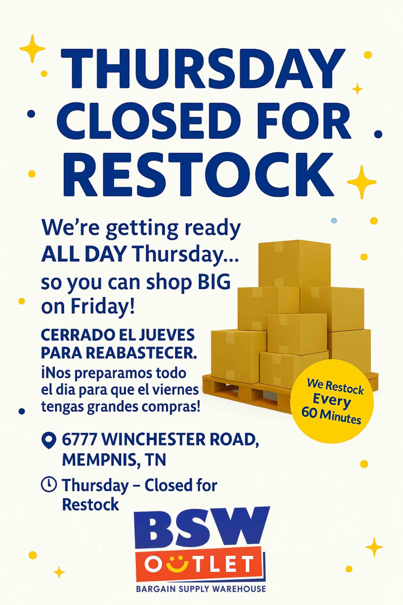 BSW Outlet – Memphis Discount & Bin Store – Huge Daily Deals