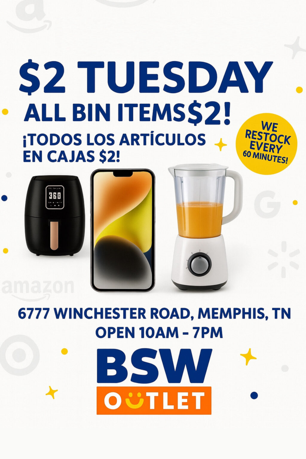 BSW Outlet – Memphis Discount & Bin Store – Huge Daily Deals